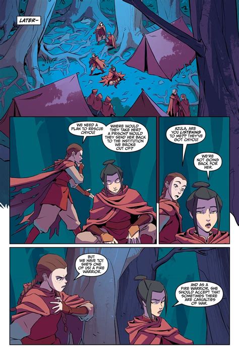 Azula In The Spirit Temple Preview Pages Comic Set Post Show After
