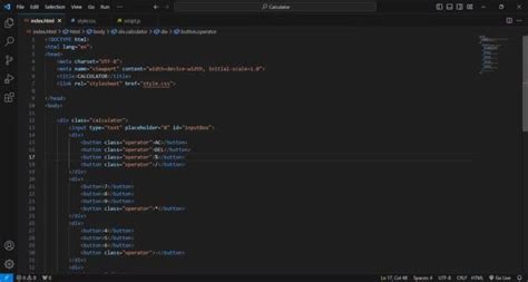 Nikita Agrawal On Linkedin Calculator Internship Codsoft