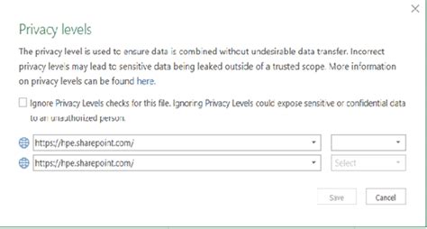 solved refreshing data on power query from sharepoint err