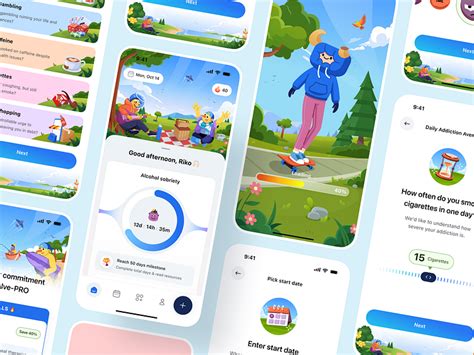 Resolve Addiction Recovery App Uiux Animation 📱 By Orely On Dribbble