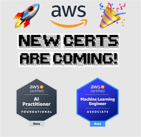 Aws Launches Two New Aiml Certifications Soon Yuthana Arngmaneekul