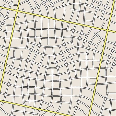 This Figure Shows A Regular Major Road Grid Left And A Radial Major Download Scientific