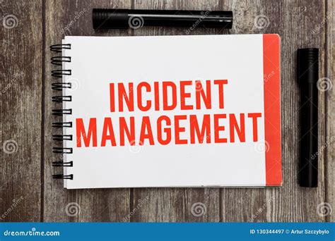 Word Writing Text Incident Management Business Concept For Process To Return Service To Normal