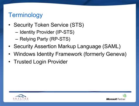Claims Based Authentication In Sharepoint 2010 Pptx