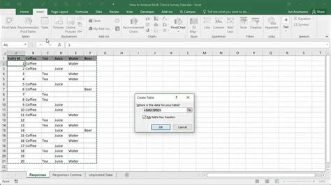 How To Analyze Survey Data Part 1 Unpivot Data With Power Query