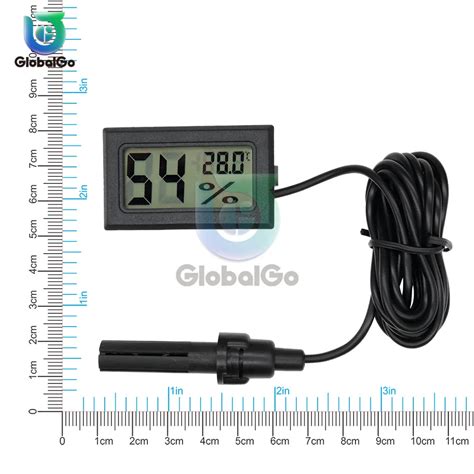 Крытый ЖК электронный датчик температуры измеритель влажности измерительные приборы кабель