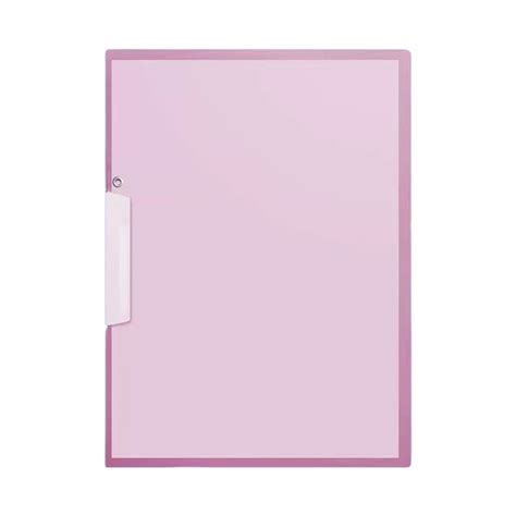 Oimcto A4 Color Rotating Side Opening Folder Pink 1pcs Report With Swing Clip Plastic Folders