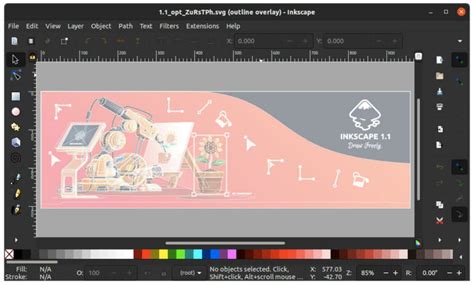 Inkscape Released New Welcome Screen Command Palette Display Mode FOSTips