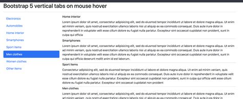 Tabs Show With Mouseenter Event · Issue 33777 · Twbsbootstrap · Github