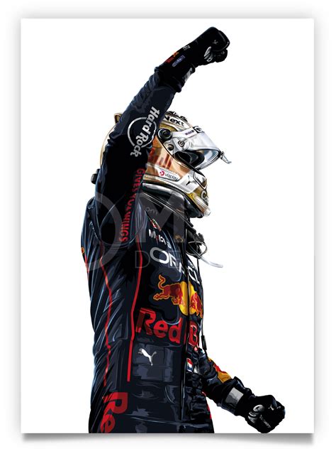 Max Verstappen World Championship Poster Omac Design