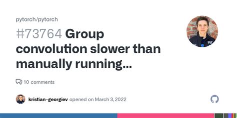 Group Convolution Slower Than Manually Running Separate Convolutions In