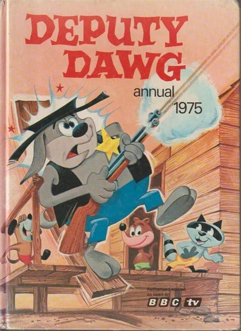 Rare And Vintage Deputy Dawg Comic Cartoon Book Annual 1975 Rare