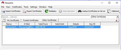 creating a pgp key pair support services