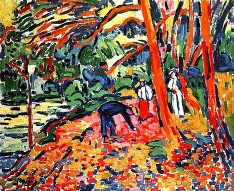 Maurice De Vlaminck Picking Up Deadwood 1906 Art Movement Fauvism