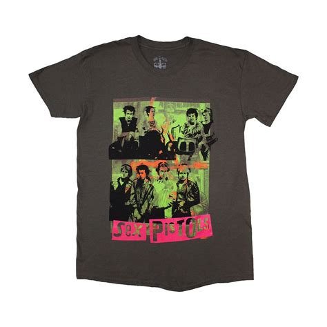 Sex Pistols バンドtシャツ セックス・ピストルズ Band Green Montage バンドtシャツの通販ショップ『tee