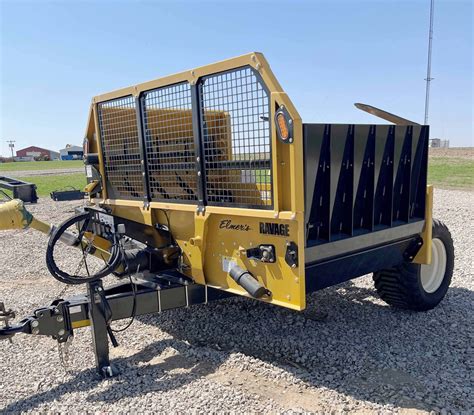 New Elmers Ravage Bale Processor Post Equipment