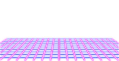 Abstract Grid Line Neon Retro Style 80s 90s 19909049 Png