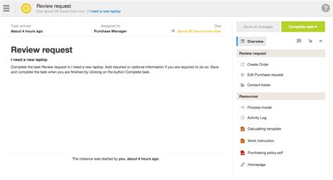 Configure Task View Inrule Technology