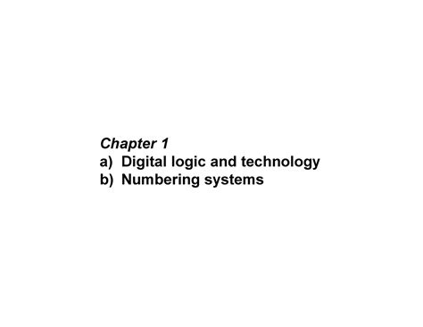 1 introduction number system v2 chapter 1 a digital logic and technology b numbering