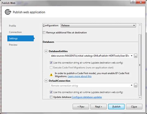 How To Use The Dbdacfx Web Deploy Provider For Entity