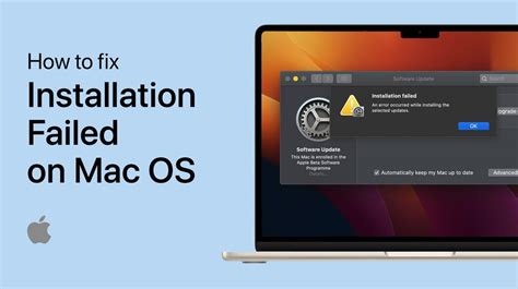 Mac Os How To Fix Installation Failed” Error Occurred While Installing Updates — Tech How
