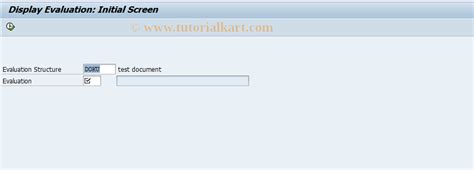MCDC SAP Tcode PURCHIS Display Evaluation Transaction Code