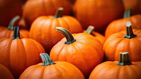 Small Orange Pumpkin Background Stock Illustration Illustration Of