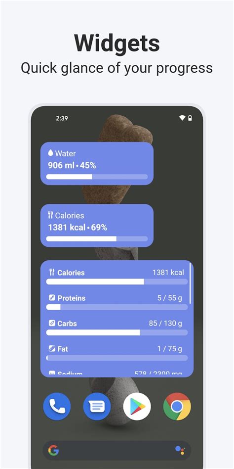 Calory Simple Calorie Counter Macro Tracker для Android — Скачать