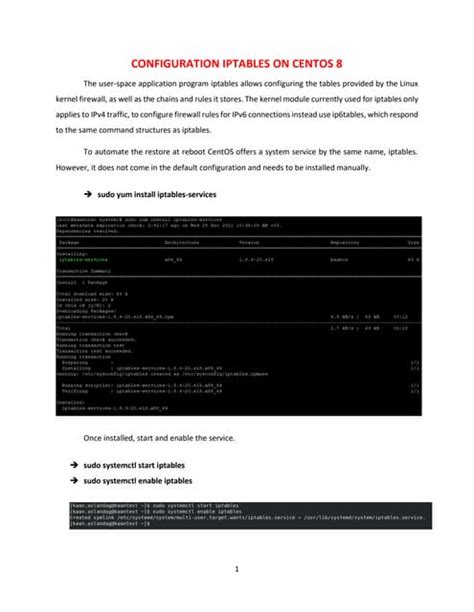 Introduction Of Iptables In Linux Ppt
