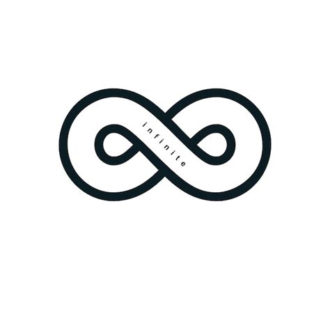 Premium Vector Endless Infinity Loop Vector Symbol Conceptual Logo Special Design
