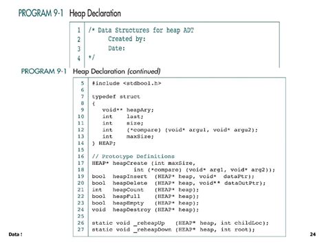 Heap Chapter 9 Objectives Define And Implement Heap Structures Ppt