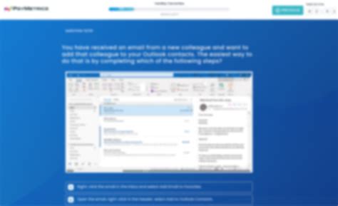 MS Outlook Test PsyMetrics