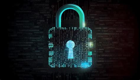 Premium Photo Abstract Cybersecurity Binary Code Big Data Technology Background With A Padlock