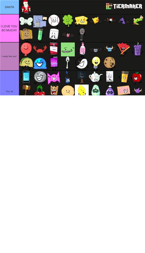 Inanimate Insanity All Characters Ii Ii2 Iii Fff Tier List