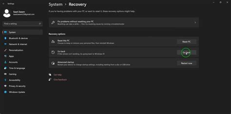 Fixed Windows Go Back To Windows Not Working