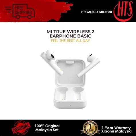Xiaomi Mi True Wireless Earphone Basic Ready Stock At All Hts Mobile Shop Outlets