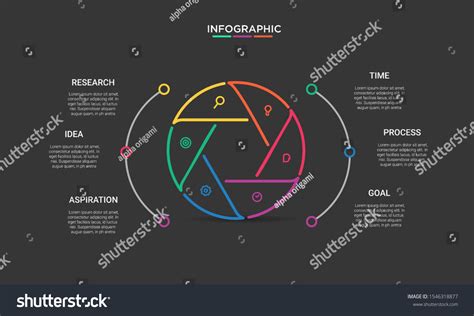 Set Hexagon Color Infographic Stack Chart Stock Vector Royalty Free Shutterstock
