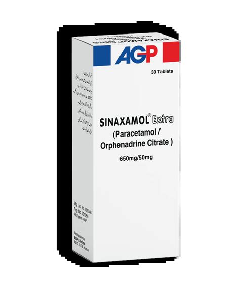 Sinaxamol Extra Tab Chemistcart