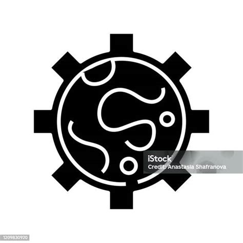 글로벌 회사 블랙 아이콘 컨셉 일러스트레이션 벡터 플랫 심볼 글리프 기호 개념에 대한 스톡 벡터 아트 및 기타 이미지 개념