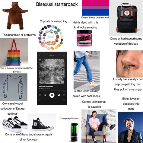 Average Bisexual Starter Pack R Starterpacks Starter Packs Know