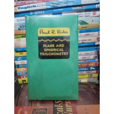 Plane Spherical Trigonometry Used Shopee Philippines