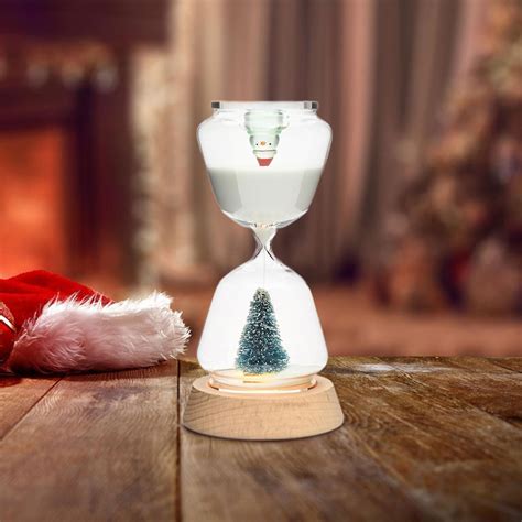 Fancyes Hourglass Timer 15 Minute Sand Timer Night Light With Sleeping