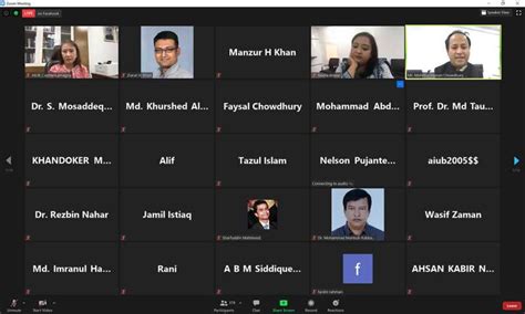 Mr Mohibul Hassan Chowdhury M P Deputy Minister Of Education At Aiub Aiub