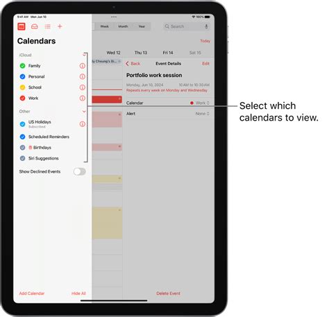 Set Up Multiple Calendars On Ipad Apple Support Uk