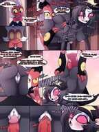 Post Blitzo Helluva Boss Moxxie Octavia Goetia