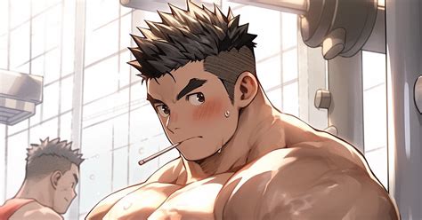 筋肉 汗 えすのイラスト Pixiv