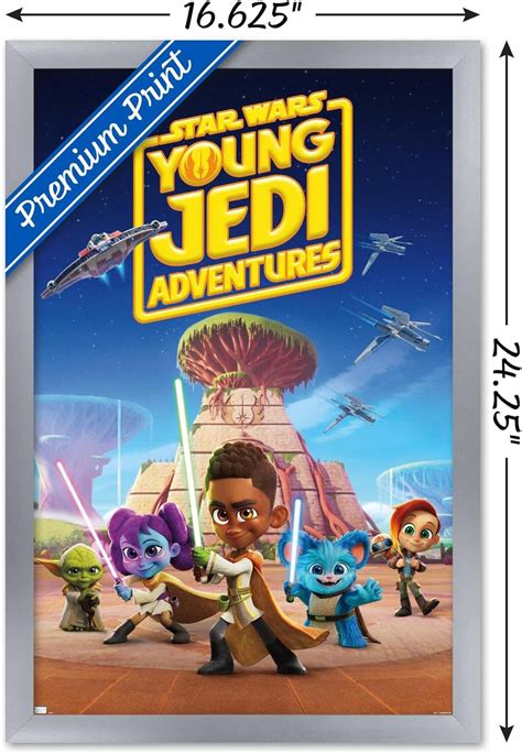 Trends International Star Wars Young Jedi Adventures One Sheet Wall Poster 14725″ X 22375