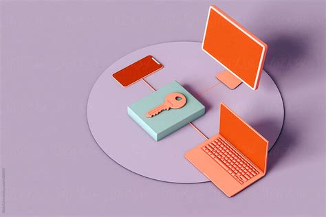 Secure Password For Devices Data Protection Concept By Stocksy