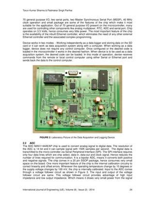 Network Based Data Acquisition And Logging System Using PIC