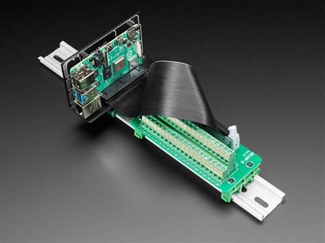 Din Rail Mount Bracket For Raspberry Pi Beaglebone Arduino Makersheet